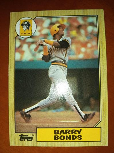 Barry Bonds [double Misprint] | Ungraded | 1987 Topps