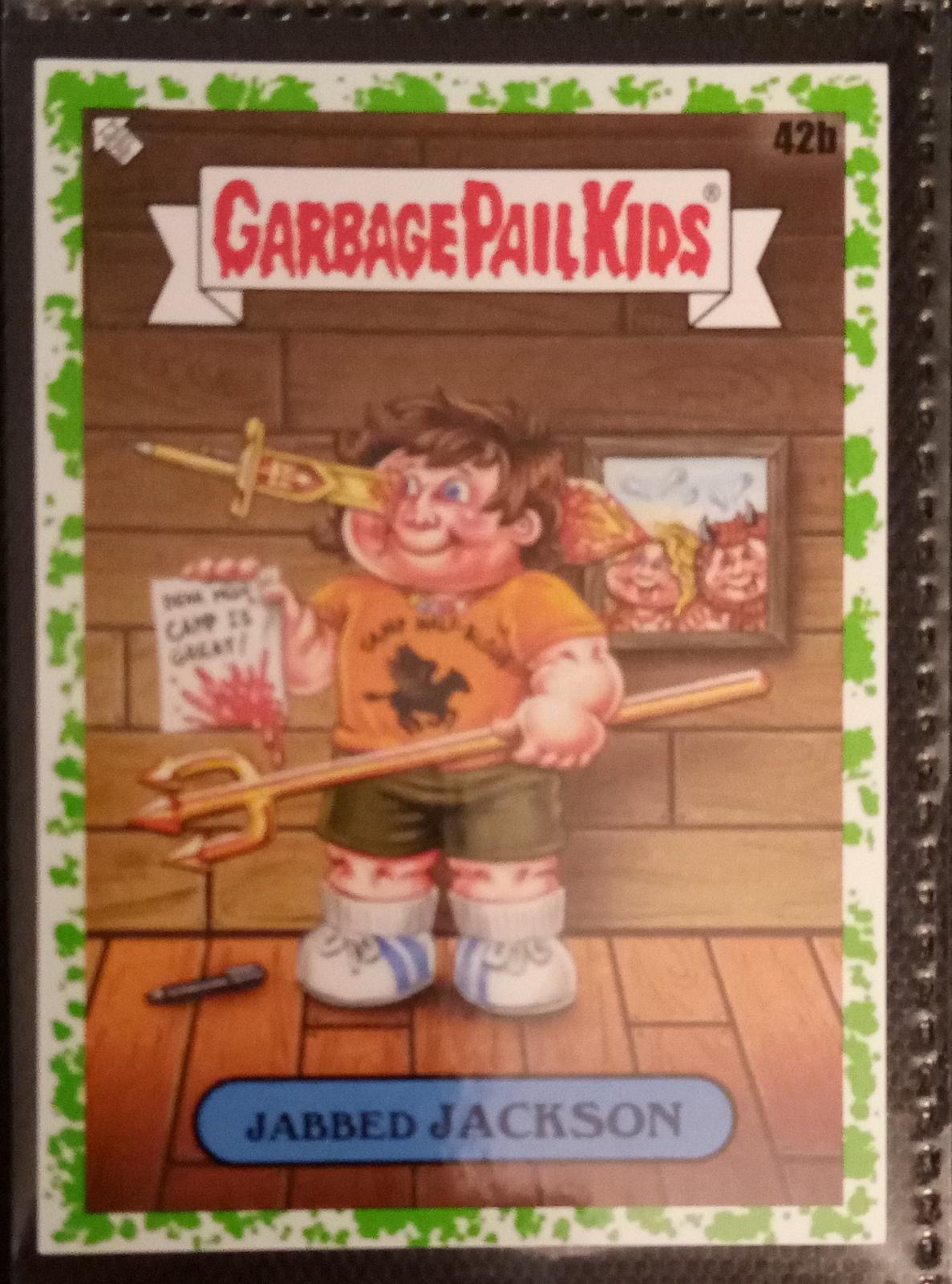 Jabbed Jackson [Green] #42b Prices | Garbage Pail Kids Book Worms | GPK ...