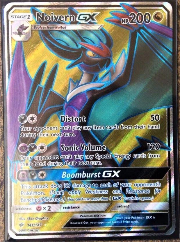 Noivern GX #141 Prices | Pokemon Burning Shadows | Pokemon Cards