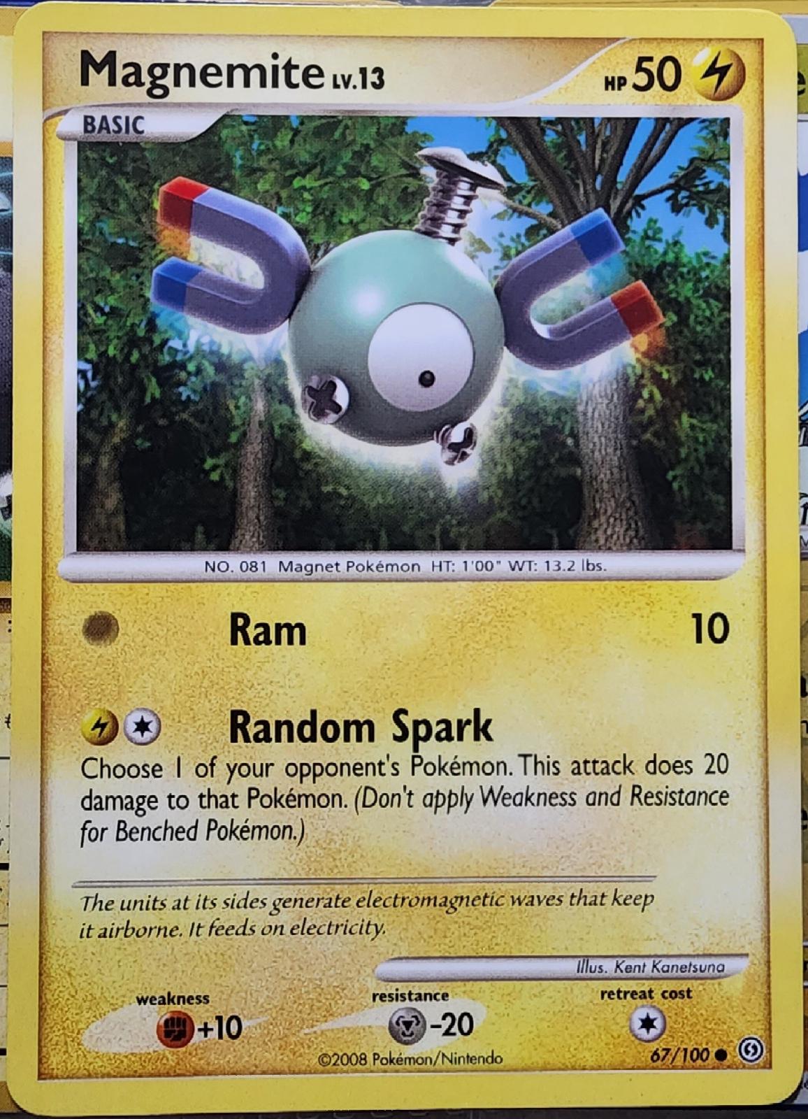 Magnemite #67 Prices | Pokemon Stormfront | Pokemon Cards