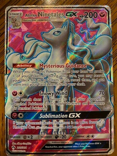 Alolan Ninetales GX #205 Prices | Pokemon Lost Thunder | Pokemon Cards