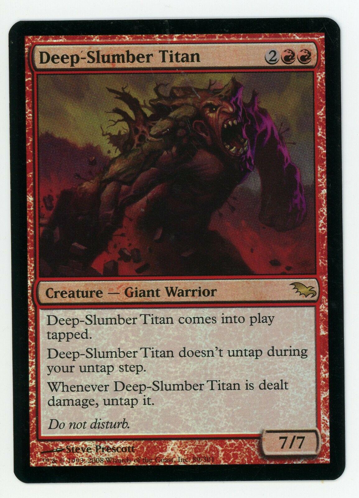 Deep-Slumber Titan [Foil] Prices | Magic Shadowmoor | Magic Cards