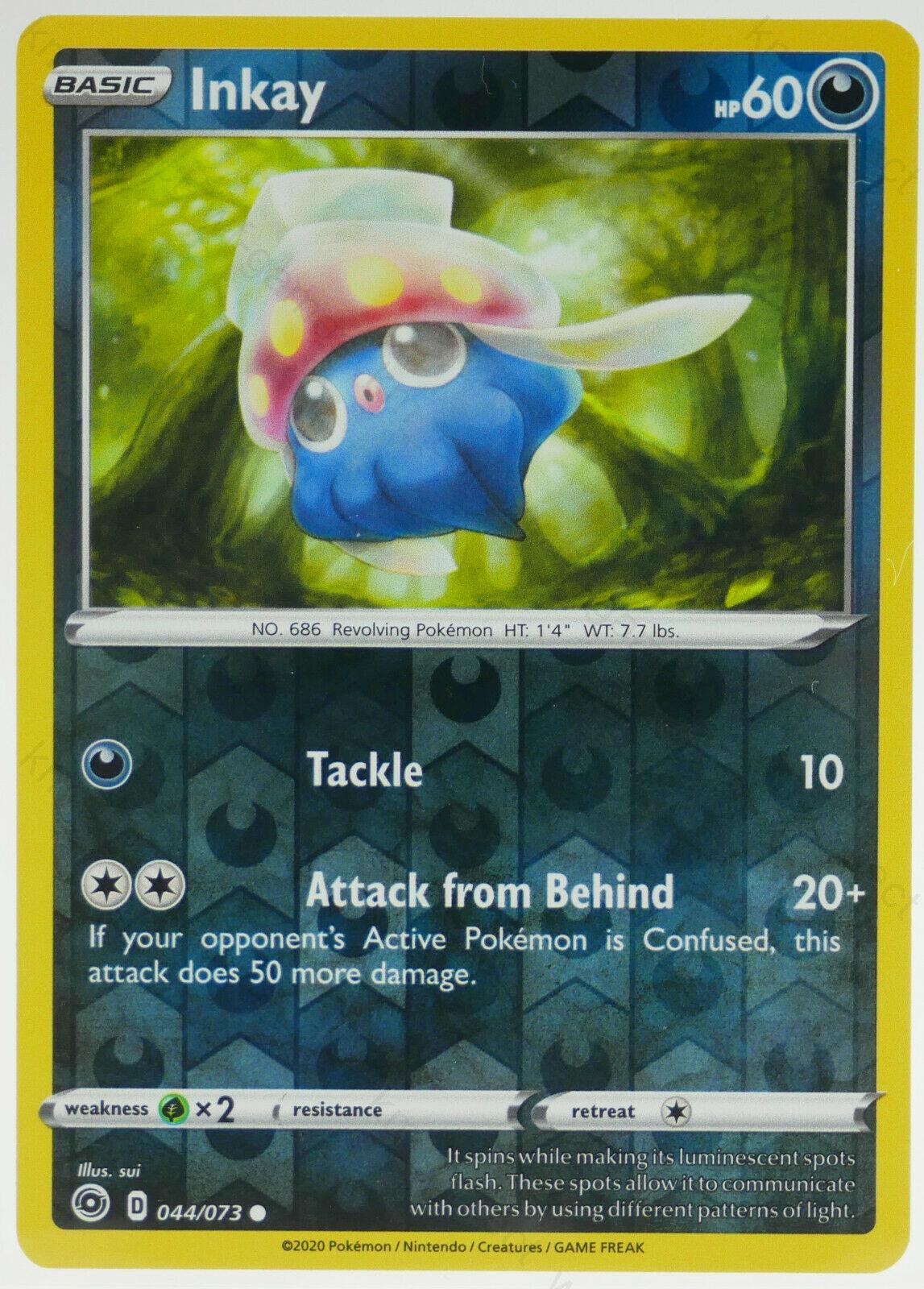 Inkay [Reverse Holo] #44 Prices | Pokemon Champion's Path | Pokemon Cards