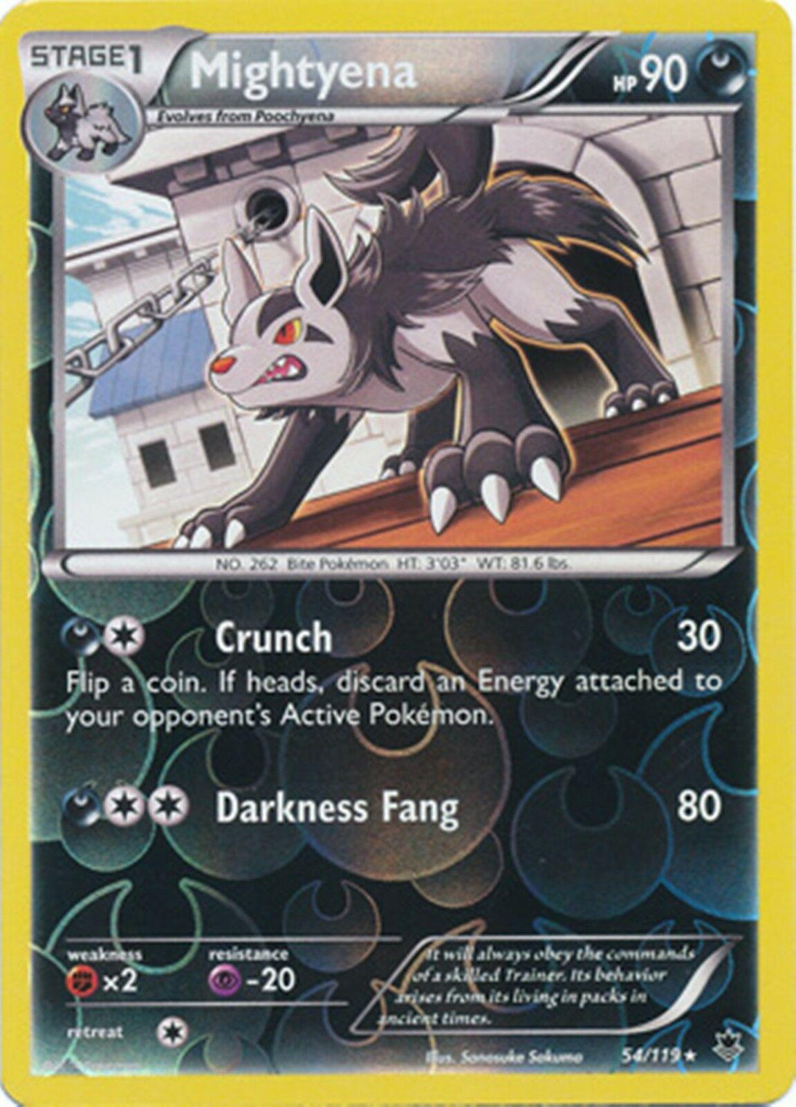 Mightyena [Reverse Holo] #54 Prices | Pokemon Phantom Forces | Pokemon ...