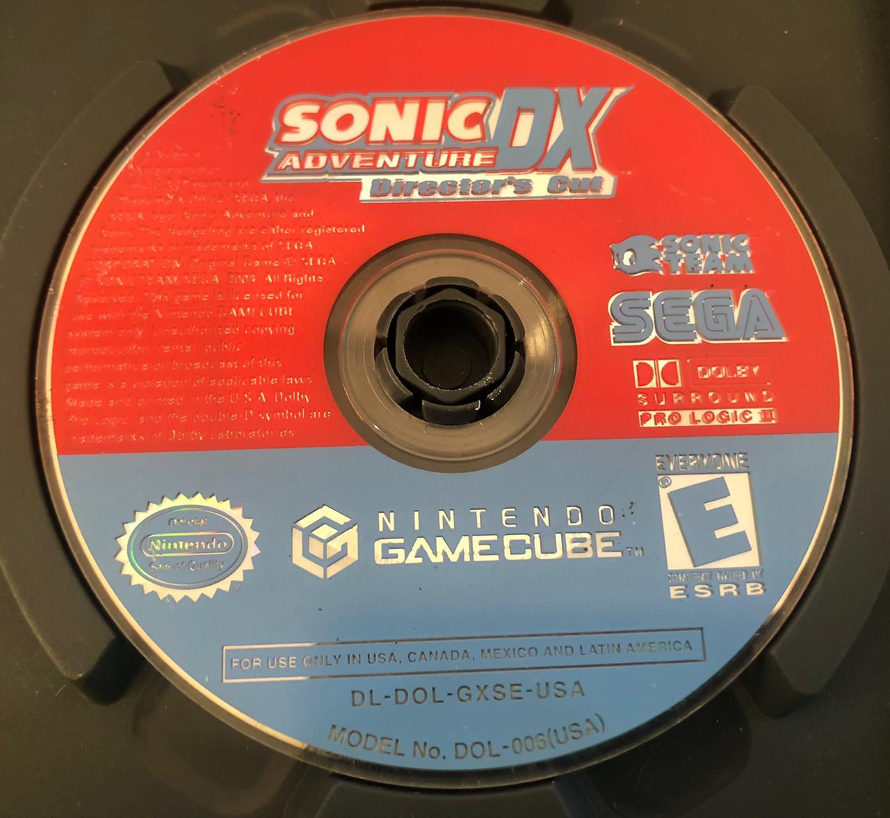 Sonic Adventure DX | Item only | Gamecube
