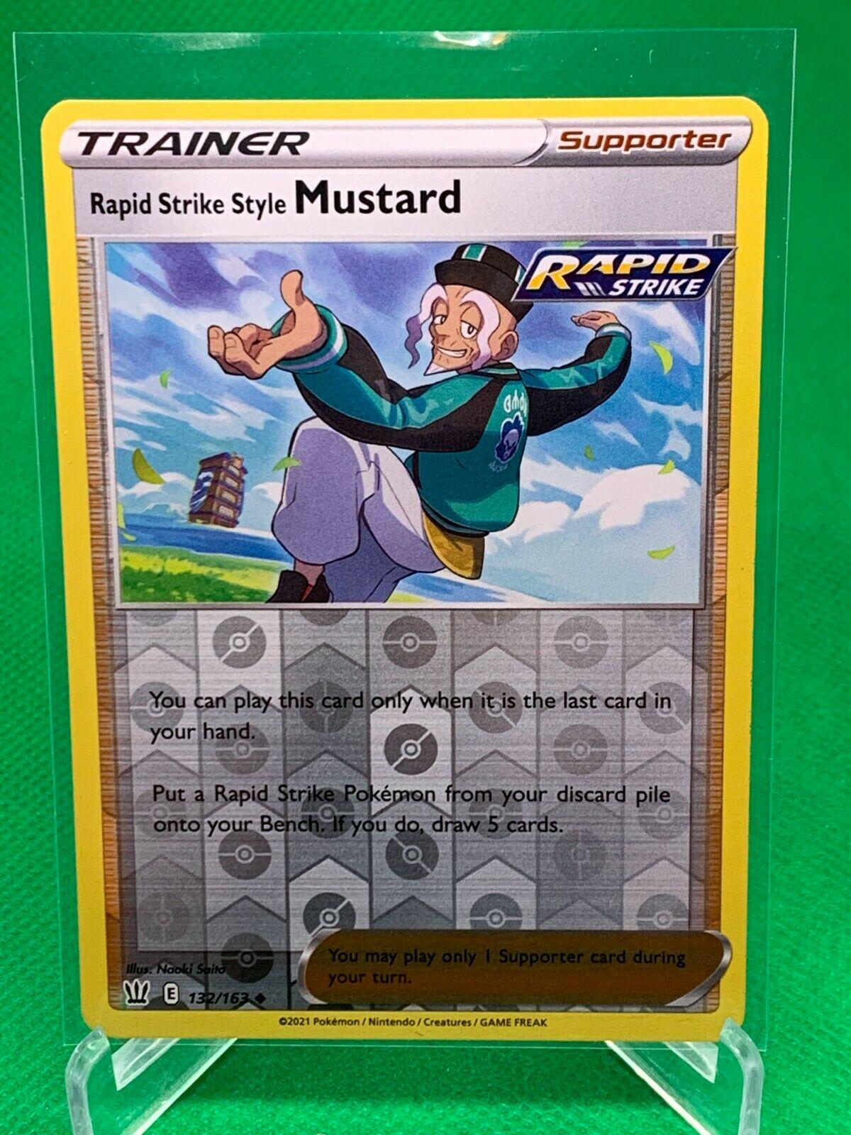 Rapid Strike Style Mustard [Reverse Holo] #132 Prices | Pokemon Battle ...