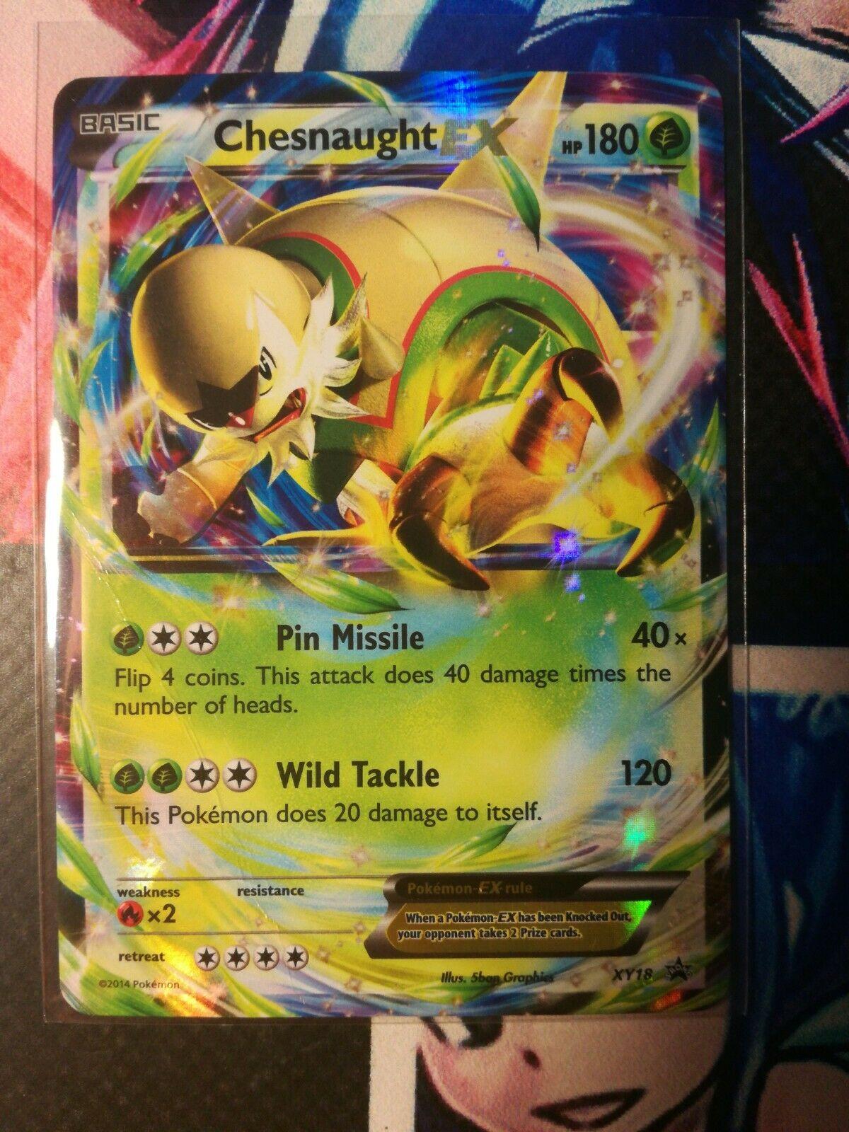 Chesnaught EX #XY18 Prices | Pokemon Promo | Pokemon Cards