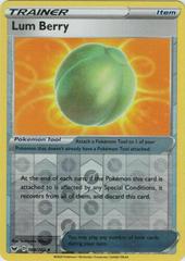 Lum Berry [Reverse Holo] #168 Prices | Pokemon Sword & Shield | Pokemon ...