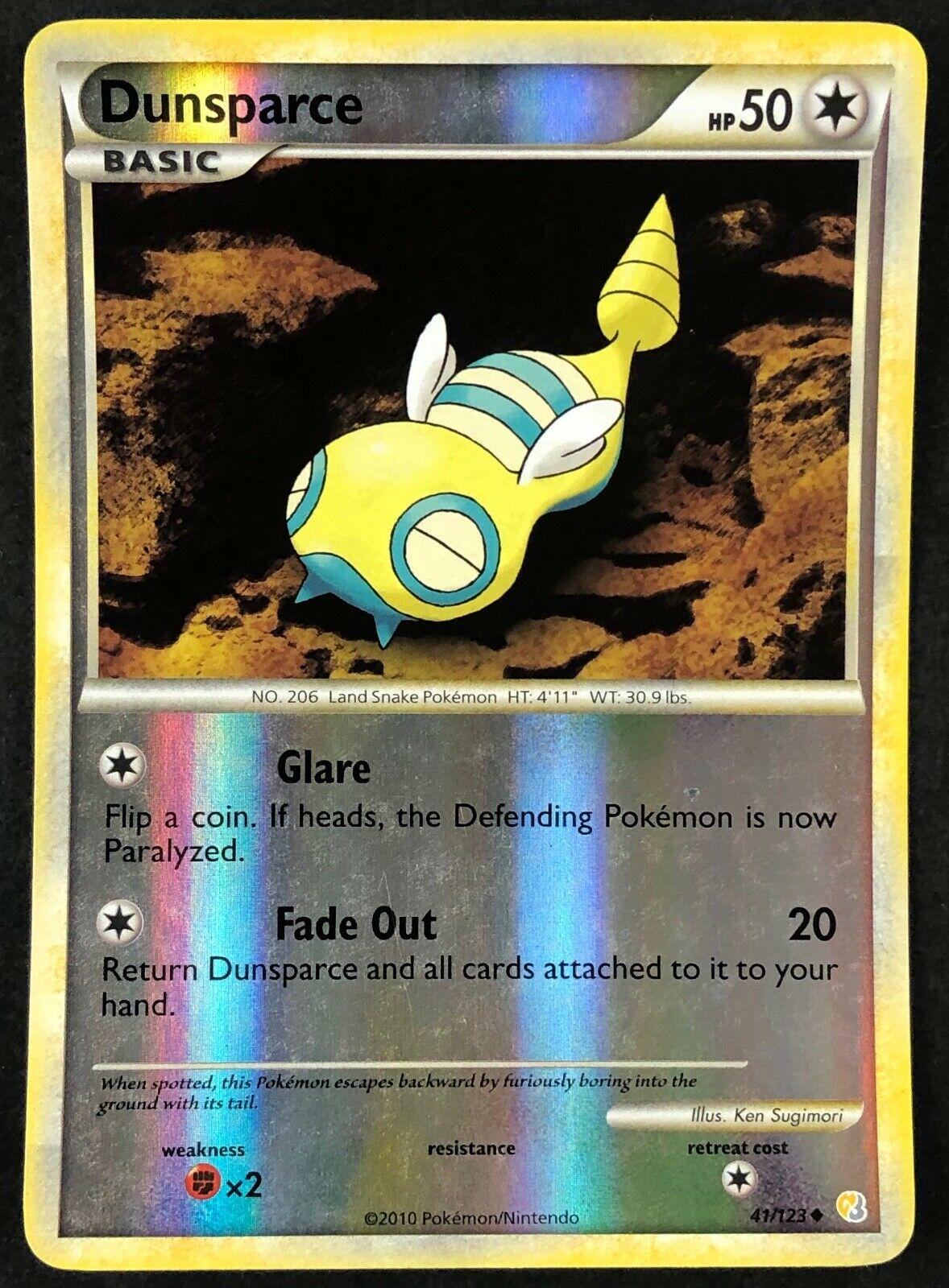 Dunsparce [Reverse Holo] #41 Prices | Pokemon HeartGold & SoulSilver ...