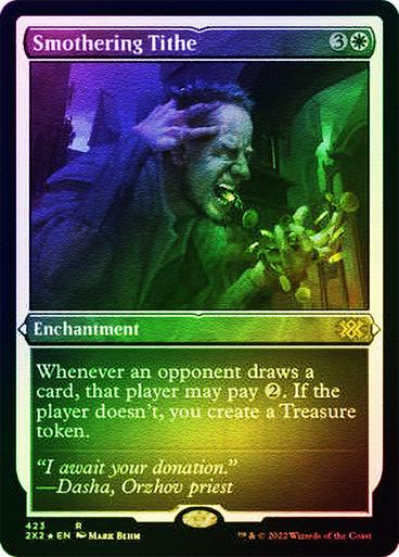 Smothering Tithe [Foil Etched] #423 Prices | Magic Double Masters 2022 | Magic Cards