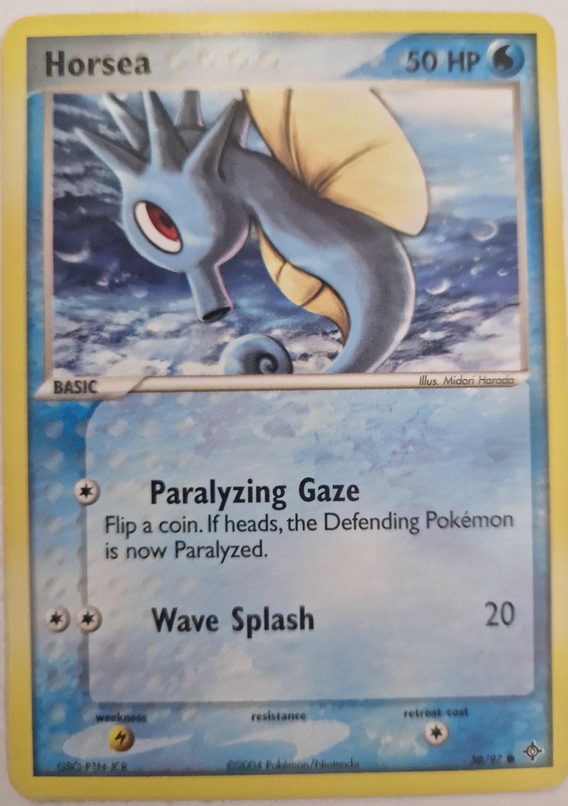 Horsea #58 Prices | Pokemon Dragon | Pokemon Cards