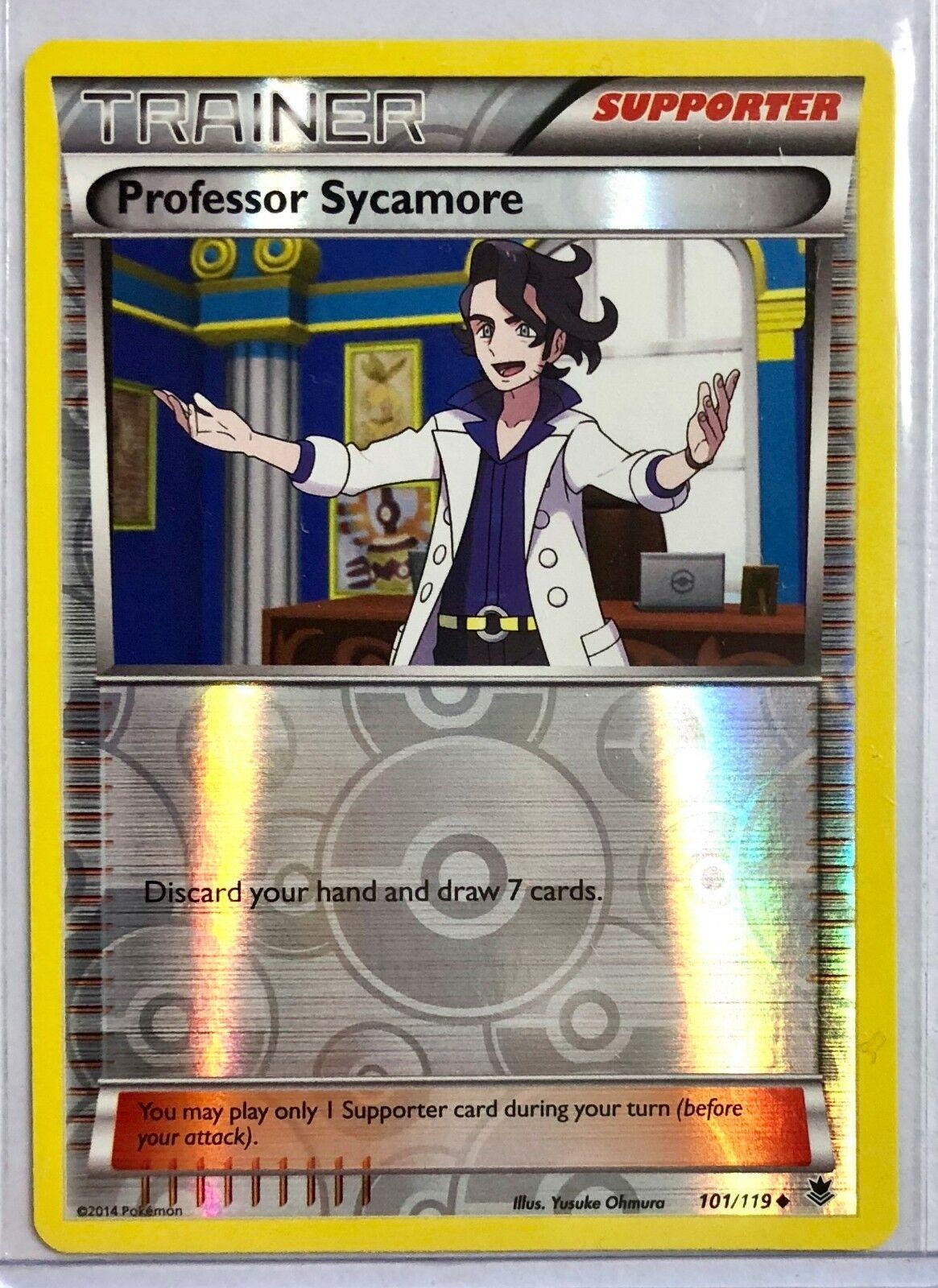 Professor Sycamore [Reverse Holo] #101 Prices | Pokemon Phantom Forces ...