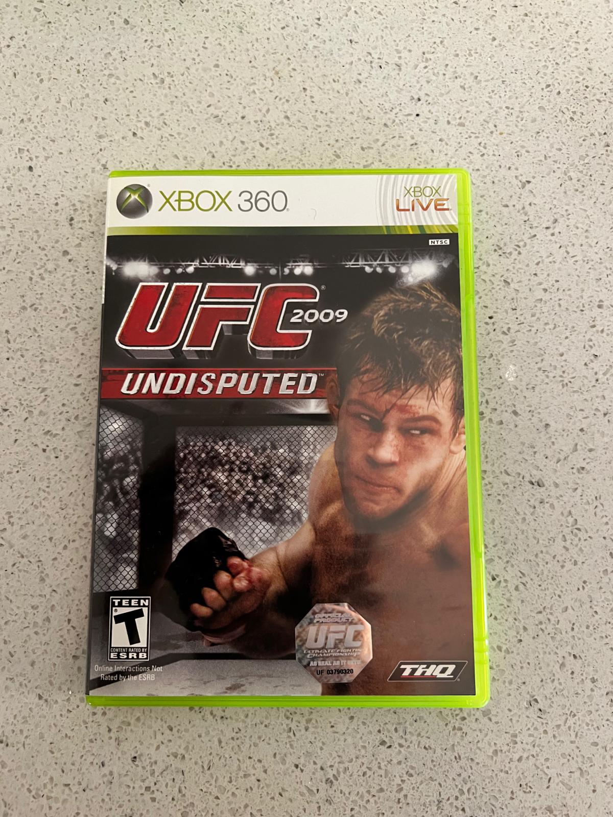 UFC 2009 Undisputed | Item, Box, and Manual | Xbox 360
