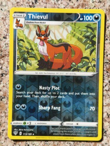 Thievul [Reverse Holo] #113 Prices | Pokemon Darkness Ablaze | Pokemon ...
