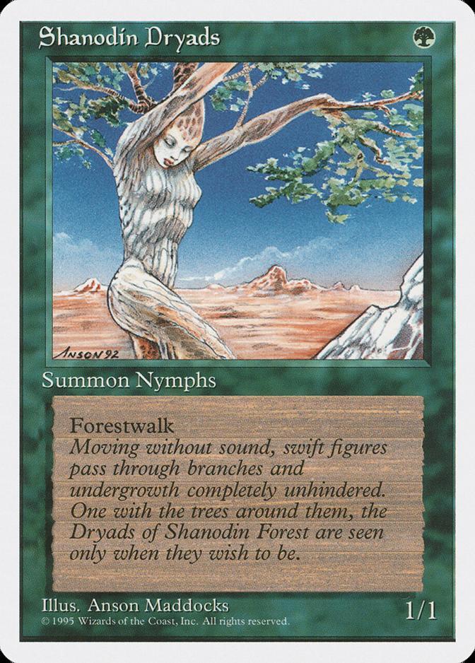 Shanodin Dryads Prices | Magic 4th Edition | Magic Cards