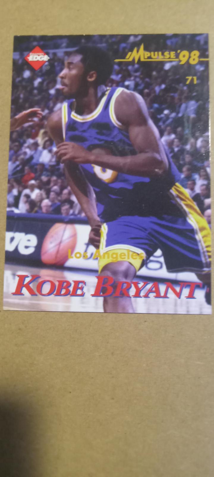 Toby Bailey/Kobe Bryant #71 Prices [Rookie] | 1998 Collectors Edge ...