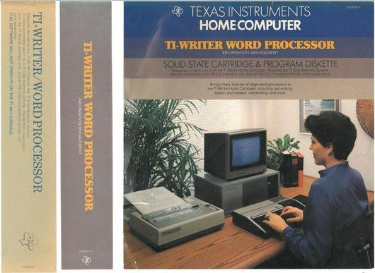 TI-Writer & Word Processor | Item only | TI-99