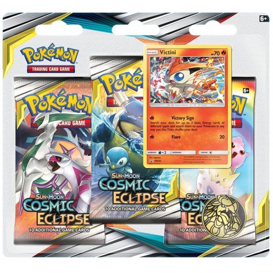 3-Pack Blister Prices | Pokemon Cosmic Eclipse | Pokemon Cards