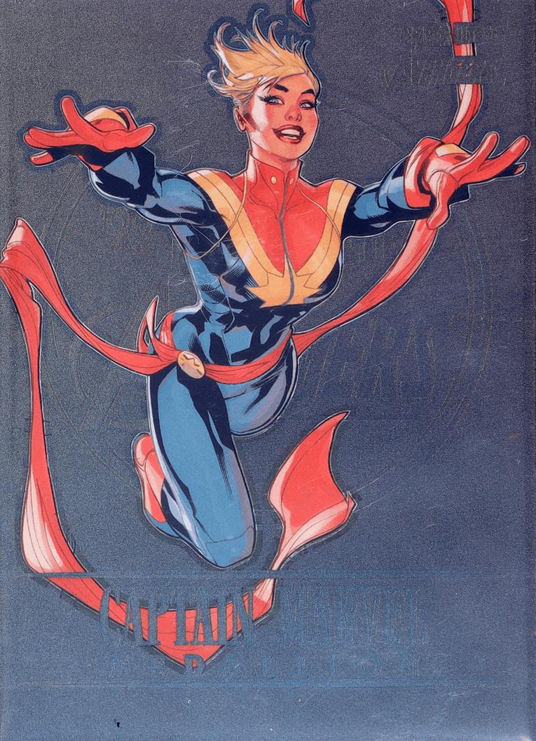 Captain Marvel [Black Opal] #M-7 Prices | Marvel 2022 Ultra Avengers ...