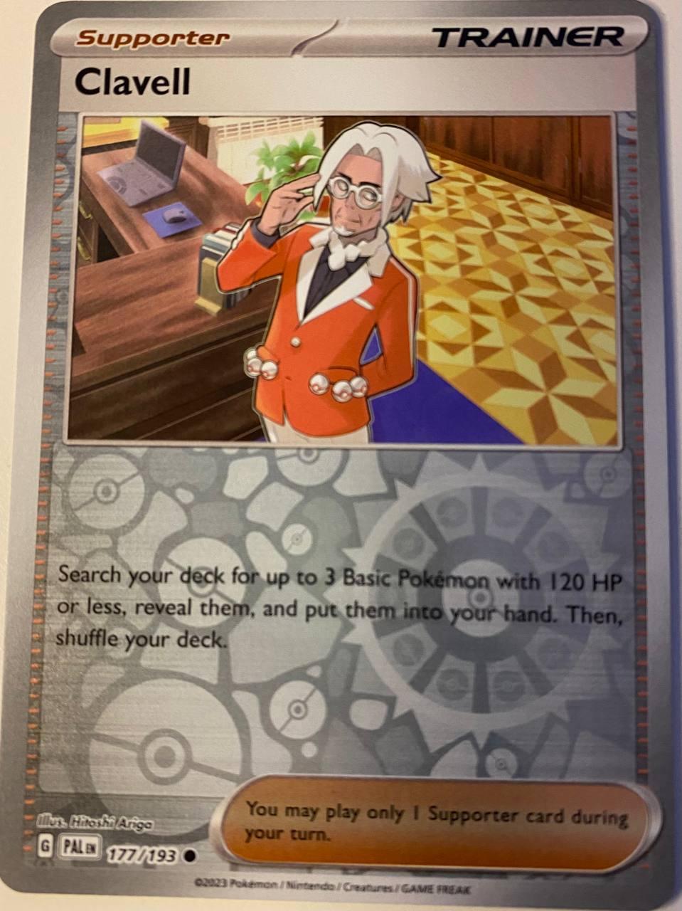 Clavell [Reverse Holo] #177 Prices | Pokemon Paldea Evolved | Pokemon Cards