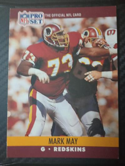 Mark May | Ungraded | 1990 Pro Set