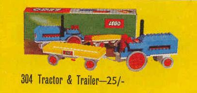 Tractor & Trailer #304 LEGO Set Prices | New, Boxed, Loose Values