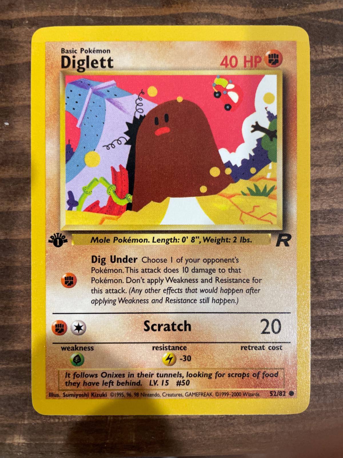 Diglett [1st Edition] | Ungraded | Pokemon Team Rocket