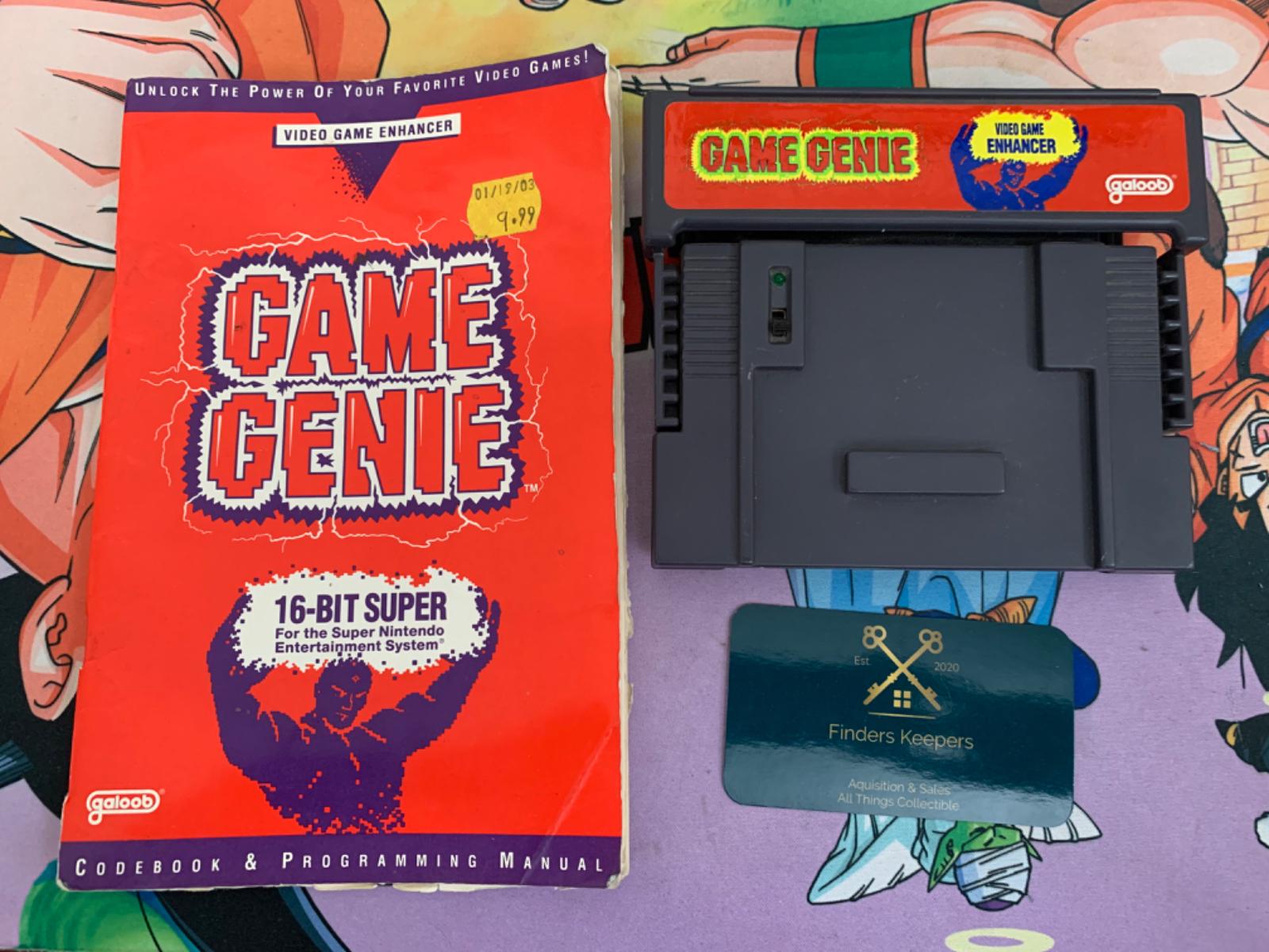 Game Genie | Item and Manual only | Super Nintendo