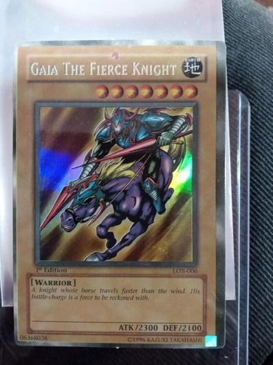 Gaia The Fierce Knight [1st Edition] | Ungraded | YuGiOh Legend of Blue ...