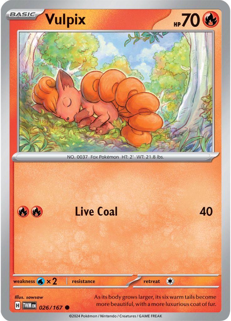 Vulpix #26 Prices | Pokemon Twilight Masquerade | Pokemon Cards