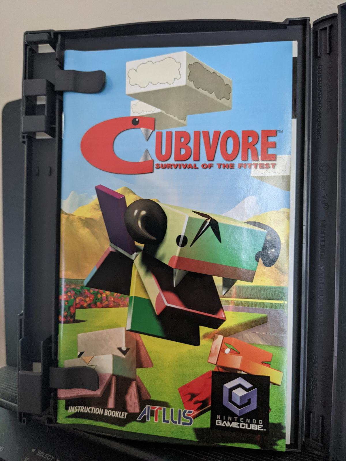 Cubivore | Item, Box, and Manual | Gamecube