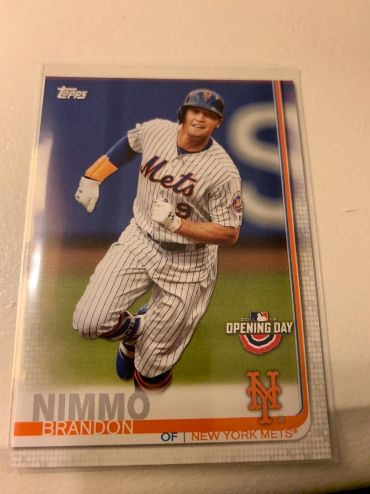 Brandon Nimmo | Ungraded | 2019 Topps Opening Day
