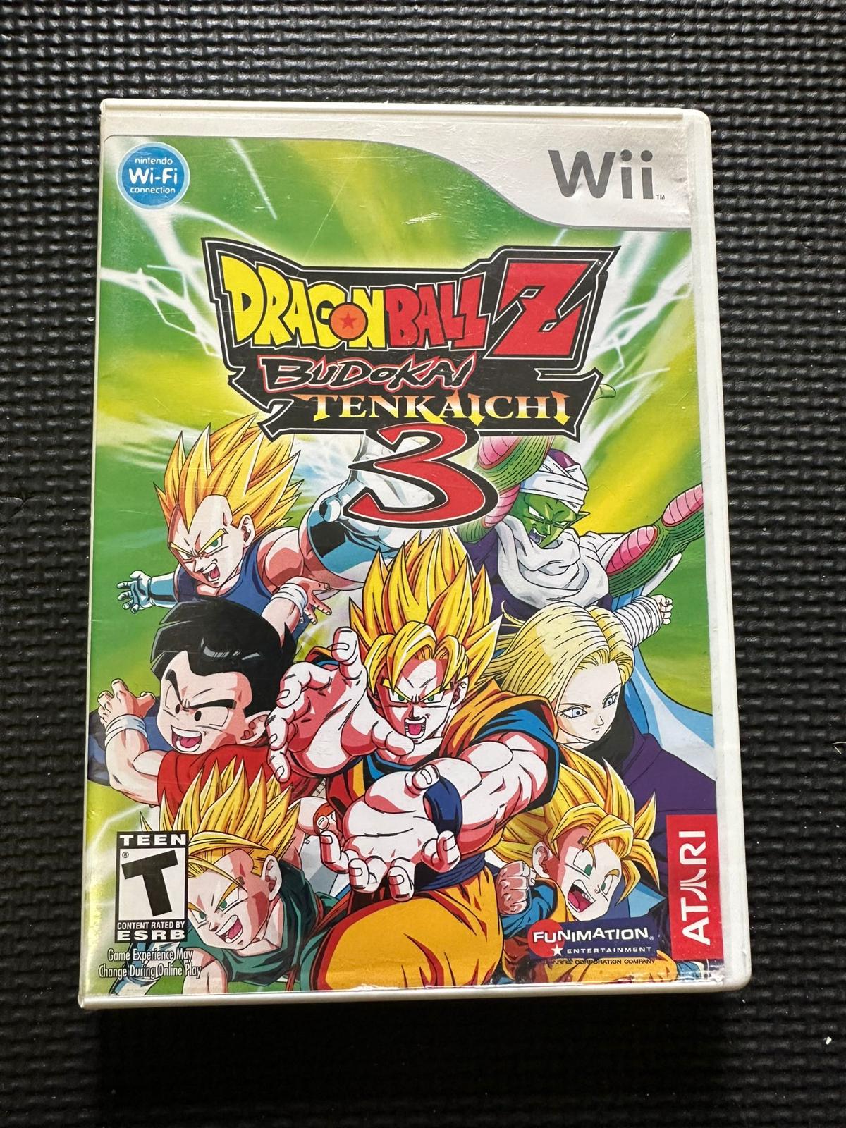 Dragon Ball Z Budokai Tenkaichi 3 | Item, Box, and Manual | Wii