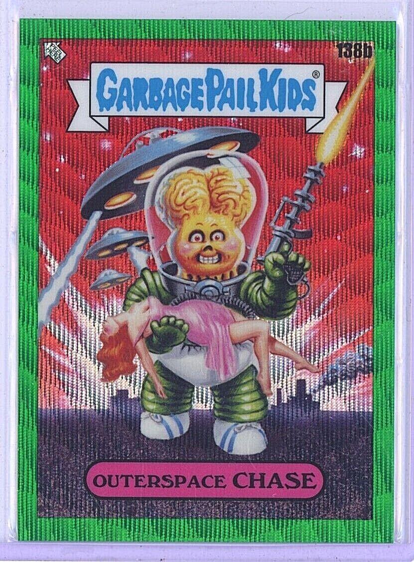 OUTERSPACE CHASE [Green Wave] #138b Prices | 2021 Garbage Pail Kids ...