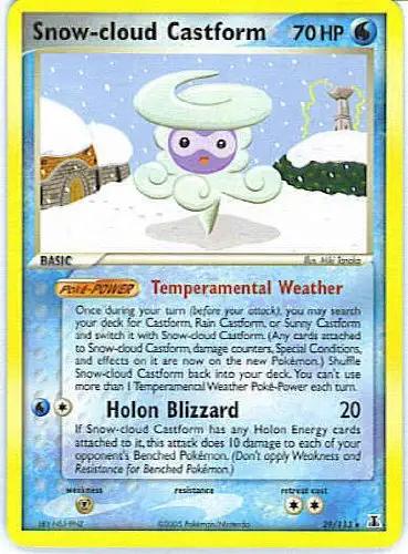 Snow-cloud Castform #29 Prices | Pokemon Delta Species | Pokemon Cards