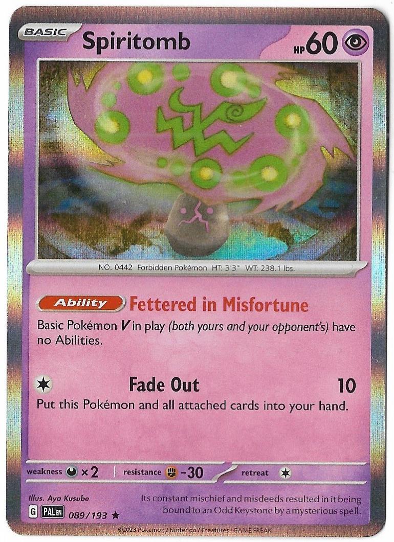 Spiritomb #89 Prices | Pokemon Paldea Evolved | Pokemon Cards