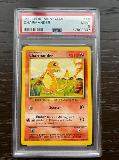 Charmander | Graded 9 | Pokemon Base Set