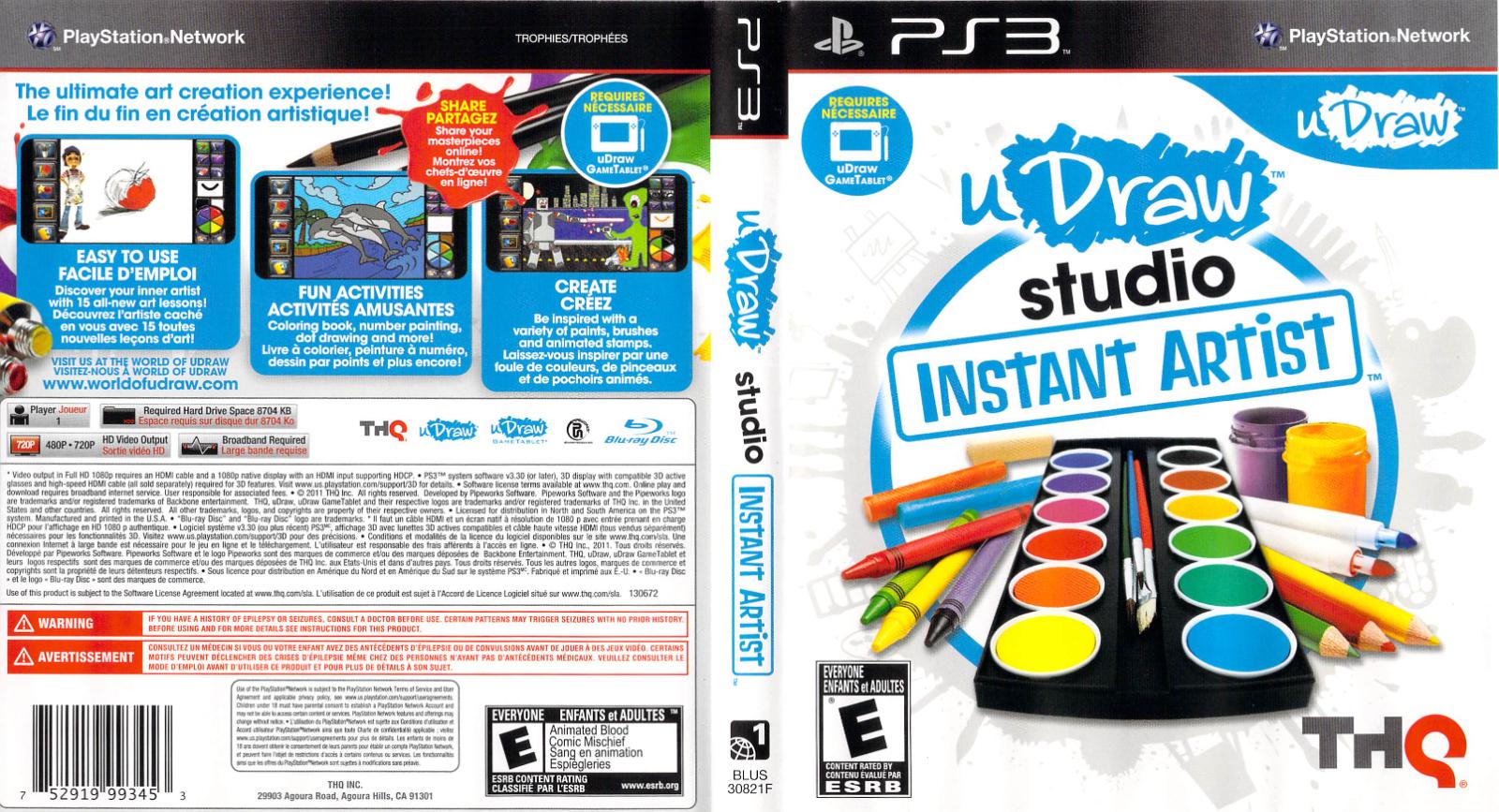 uDraw Studio: Instant Artist Prices PAL Playstation 3 | Compare Loose ...