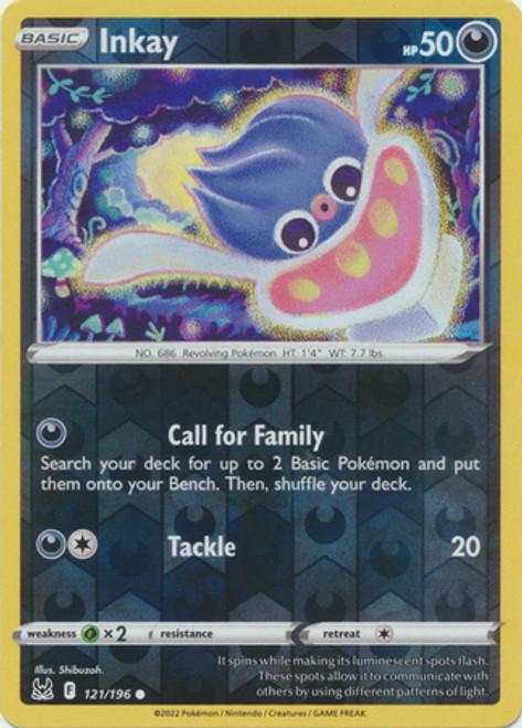Inkay [Reverse Holo] #121 Prices | Pokemon Lost Origin | Pokemon Cards