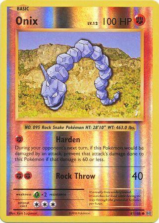 Onix [Reverse Holo] #61 Prices | Pokemon Evolutions | Pokemon Cards