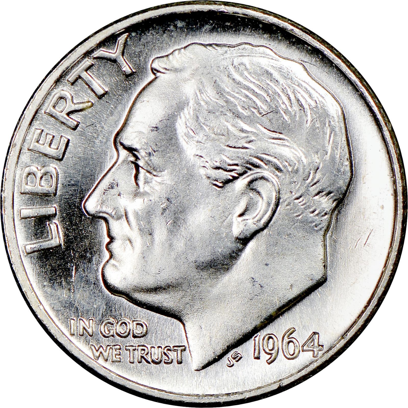 1964 D Roosevelt Dime Prices | Ungraded, NGC, PCGS Values