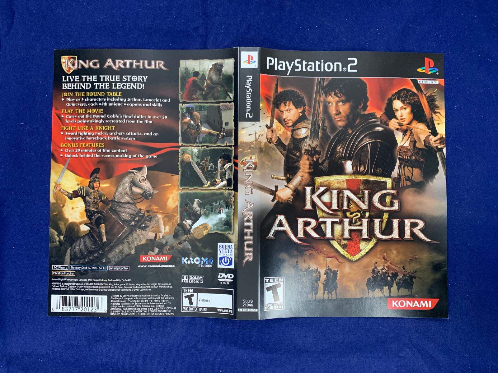 King Arthur | Box only | Playstation 2
