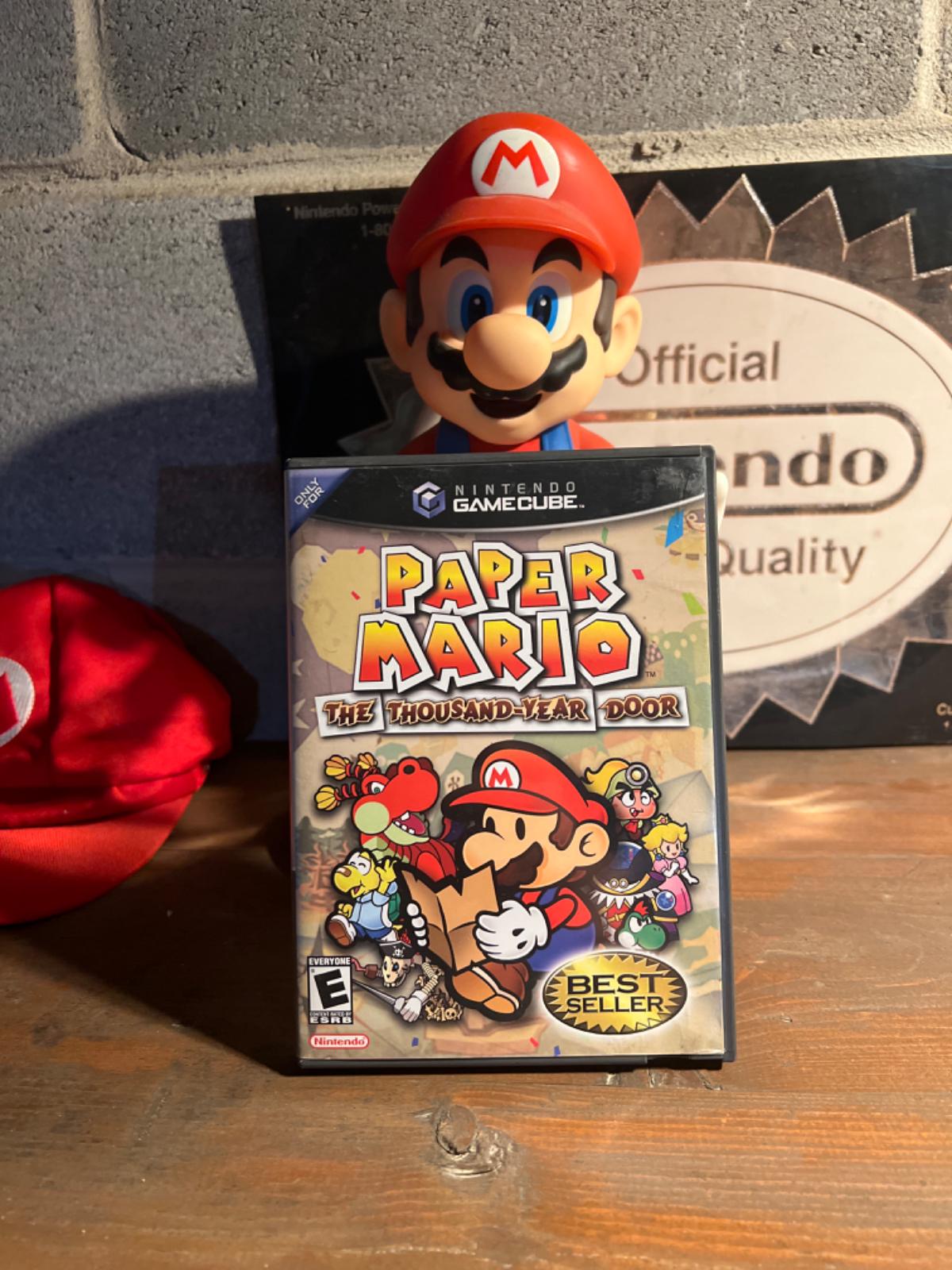 Paper Mario Thousand Year Door | Item, Box, and Manual | Gamecube