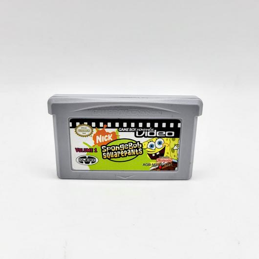 GBA Video SpongeBob SquarePants Volume 1 | Item only | GameBoy Advance