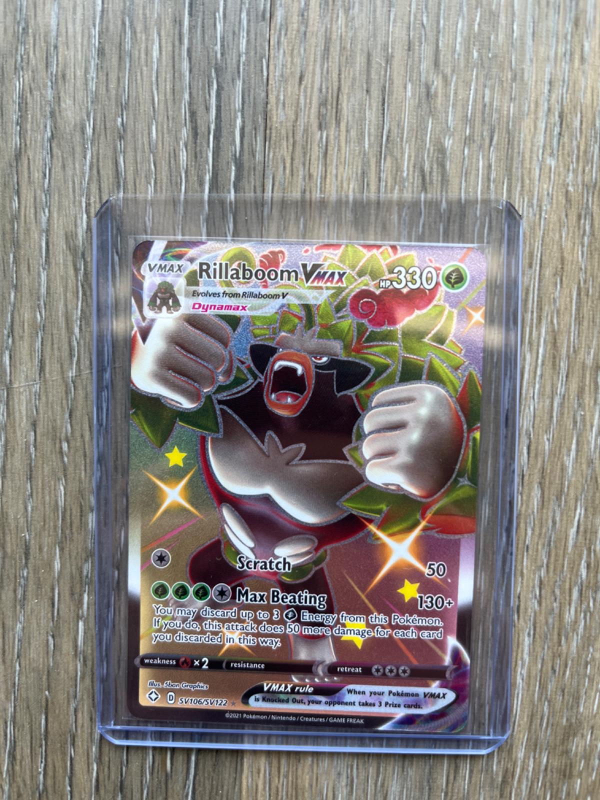 Rillaboom VMAX | Ungraded | Pokemon Shining Fates