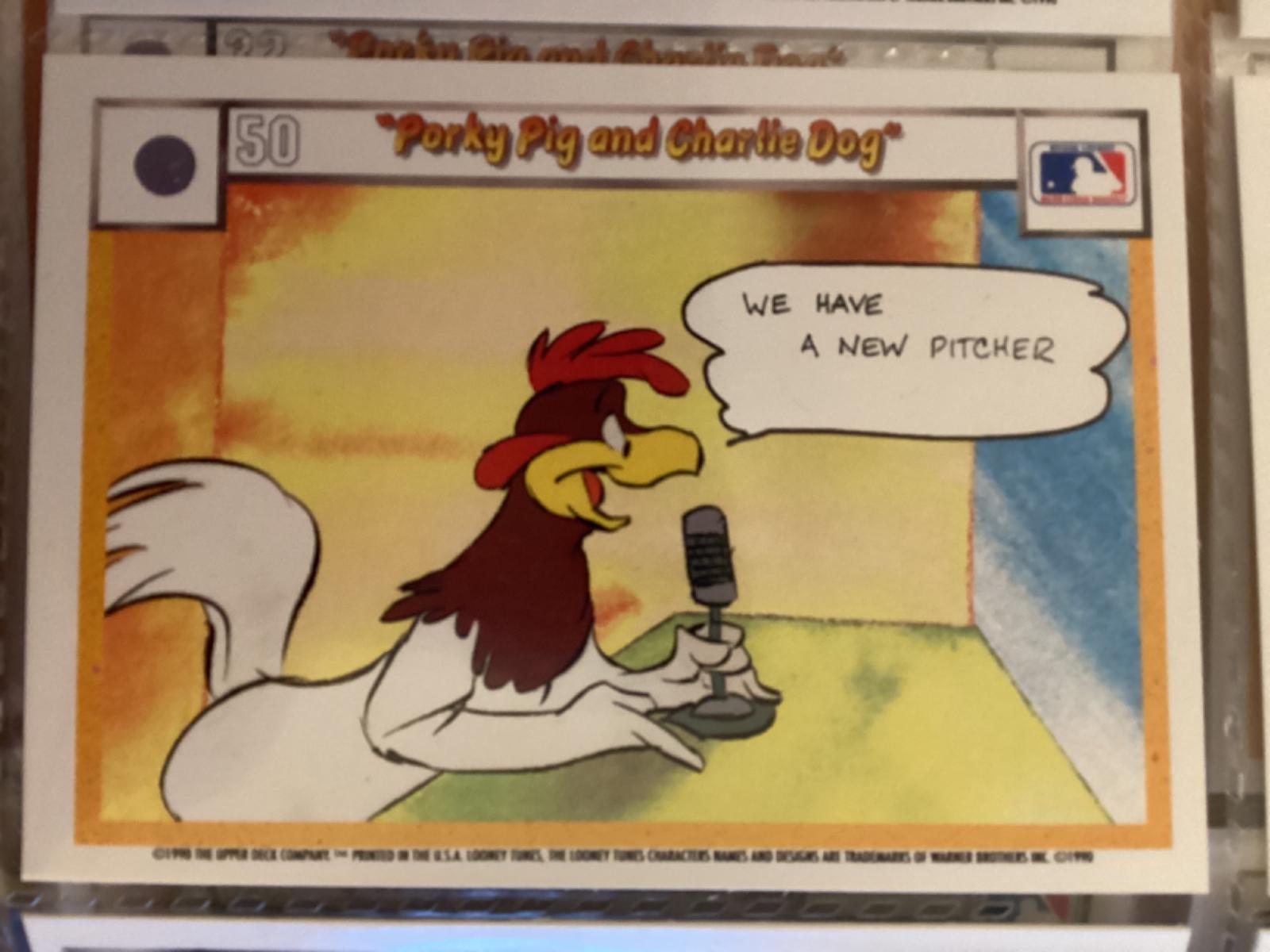 Porky Pig and Charlie Dog #41 / 50 Prices | 1990 Upper Deck Comic Ball ...