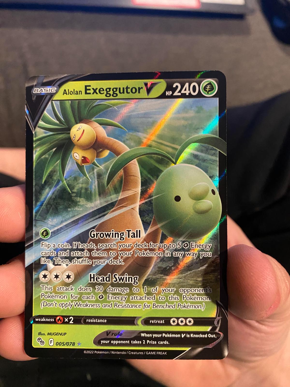 Alolan Exeggutor V | Ungraded | Pokemon Japanese Go