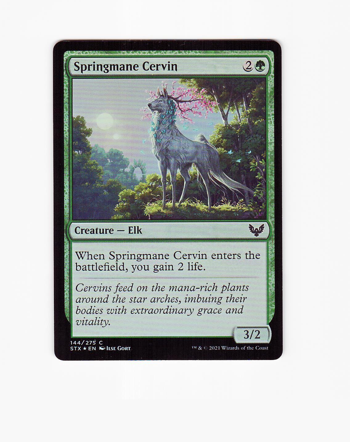 Springmane Cervin [Foil] | Ungraded | Magic Strixhaven School of Mages