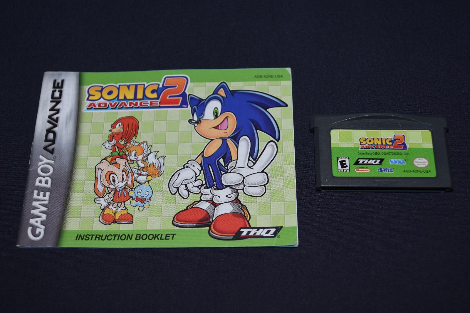 Sonic Advance 2 | Item and Manual only | GameBoy Advance