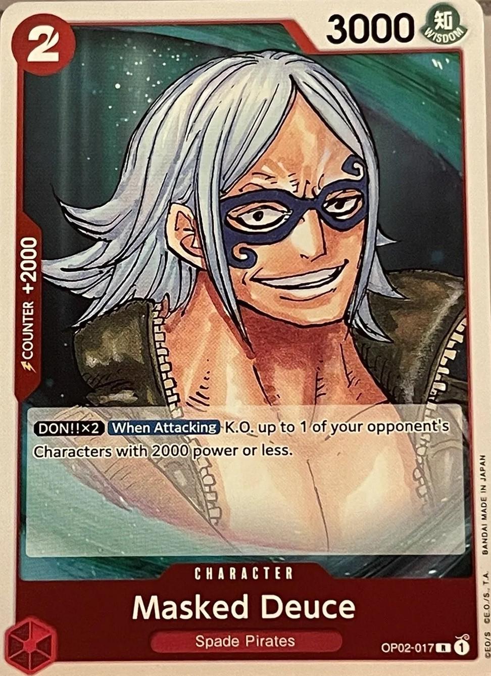 Masked Deuce OP02-017 Prices | One Piece Paramount War | One Piece Cards